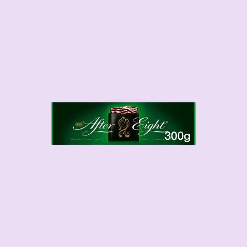 After Eight Dark Mint Chocolate Box 300G - Elegant Mint Chocolate Thin ...