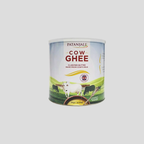 Patanjali Pure Cow Ghee 2 Ltr - Authentic Ayurvedic Ghee - India Grocery UK