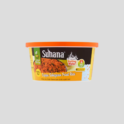 Suhana Cuppa Schezwan Fried Rice - Bold, Spicy Flavor in 70G - India ...