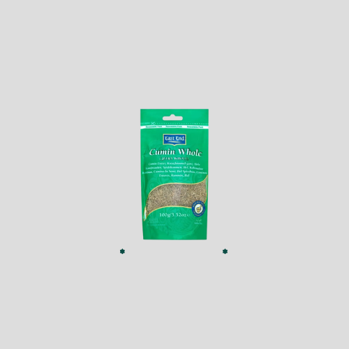 East End Premium Whole Jeera (Cumin Seeds) - 100G Pack - India Grocery UK