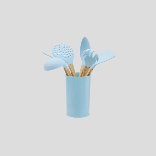 Maison by Premier Zing 7Pc Pastel Blue Utensil Set – Elegant Kitchen T ...