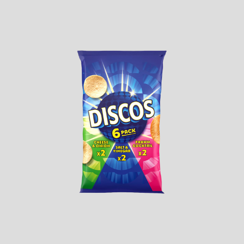 Discos Assorted Crisps 6x25.5g – Crispy, Flavorful Snacks for Just £1 ...