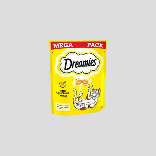 Dreamies Delight: Cheese Flavored Cat Treat Biscuits Mega Pack 200g ...