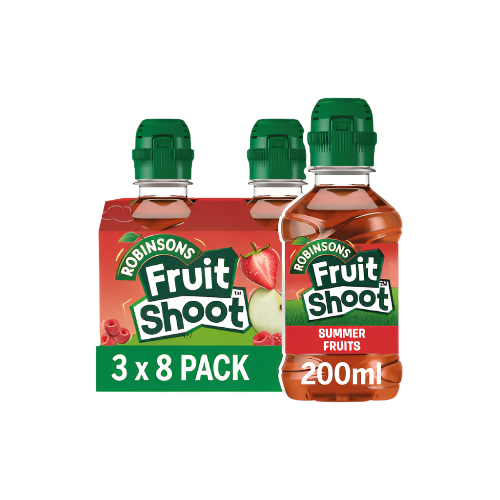 Buy Fruit Shoot Summer Fruits Kids Juice Drink 8x200ml | No Added Sugar ...