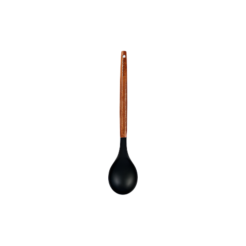 Go Cook Acacia Silicone Solid Spoon Black – £3.29 | IndianGroceryUK - India Grocery UK