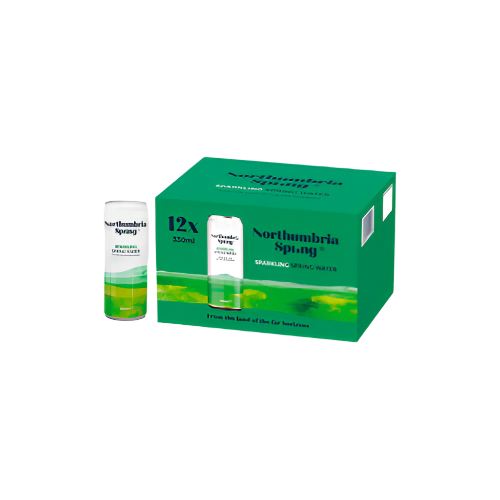 Buy Northumbria Spring Sparkling Spring Water 12 x 330ml – Pure and ...