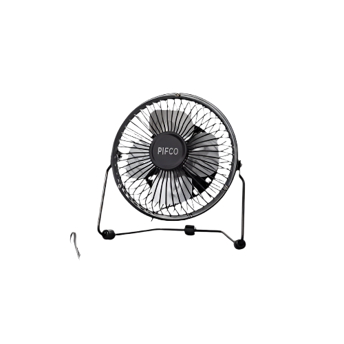 Pifco 4" USB Mini Desk Fan – Quiet & Portable Cooling Fan (Black ...