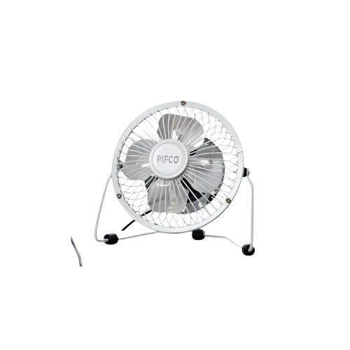 Pifco 4" USB Mini Desk Fan – Quiet & Portable Cooling Fan (White ...